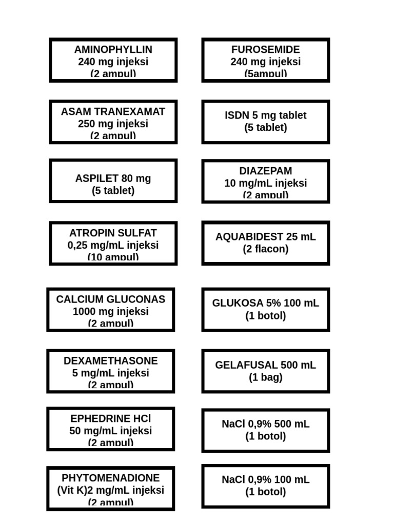 Label Troli | PDF | Clinical Medicine | Medical Specialties