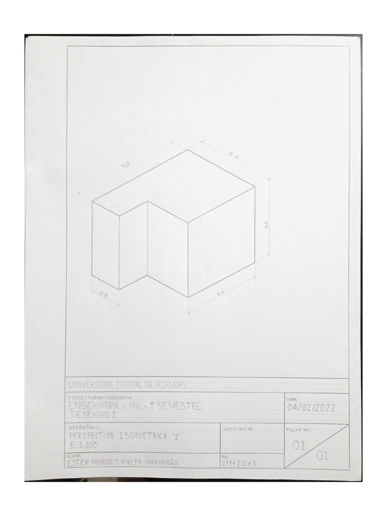Perspectiva Isometrica | PDF