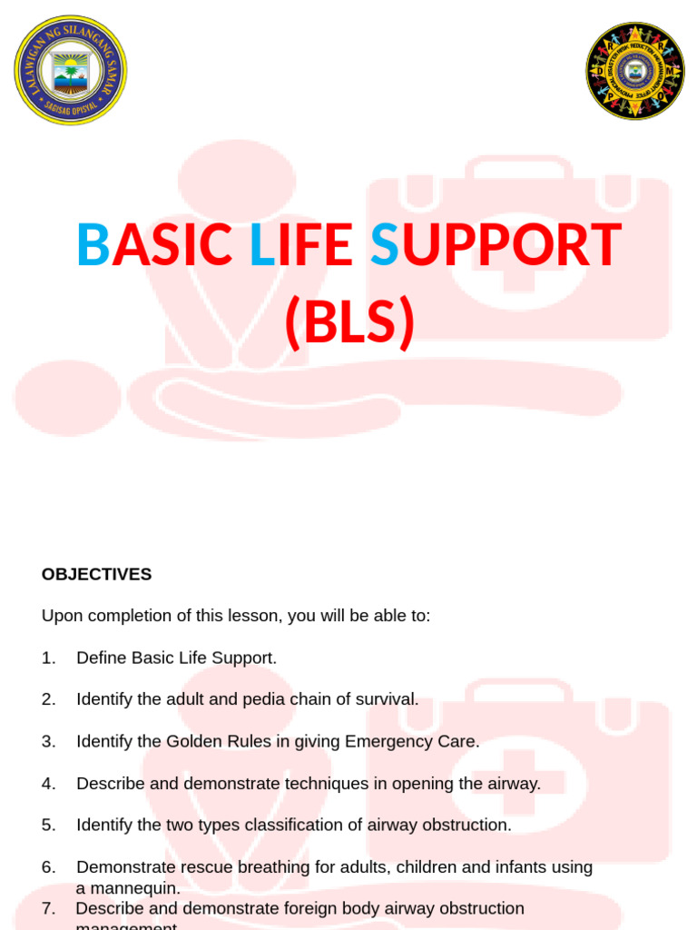 BLS Presentation | PDF | Cardiopulmonary Resuscitation | Cardiac Arrest