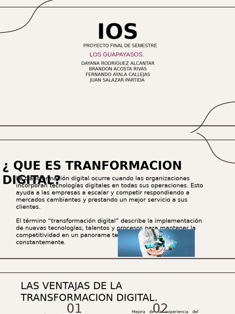 Presentacion IOS | PDF | Software | Tecnologías de la información