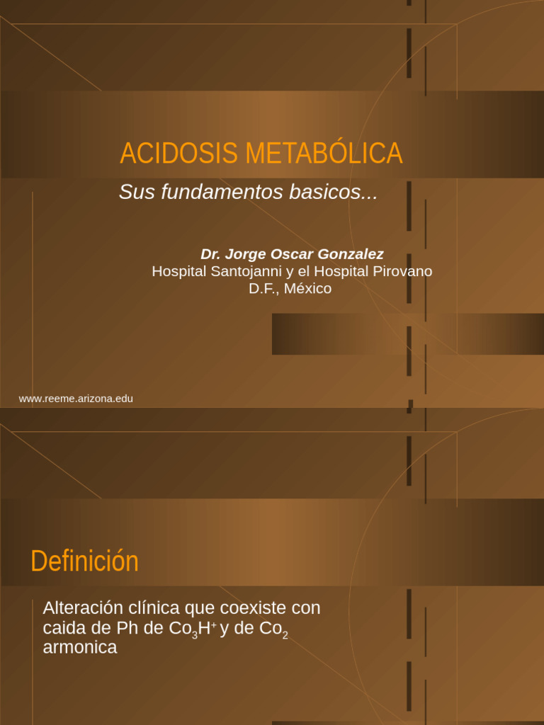 Acidosis Metabolica Basicos | PDF | Sodio | Fisiología
