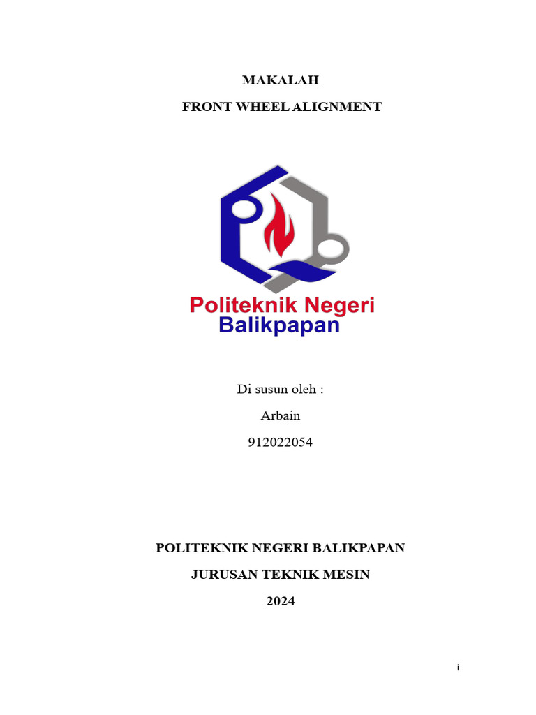 Front Wheel Alignment: Fungsi dan Jenis | PDF