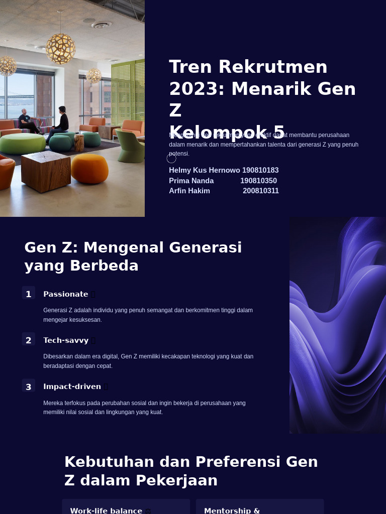 Gen Z Presentation Template