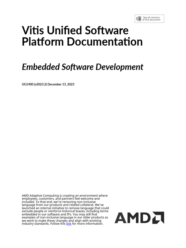 Ug1400 Vitis Embedded en Us 2023.2 | PDF | Integrated Development ...