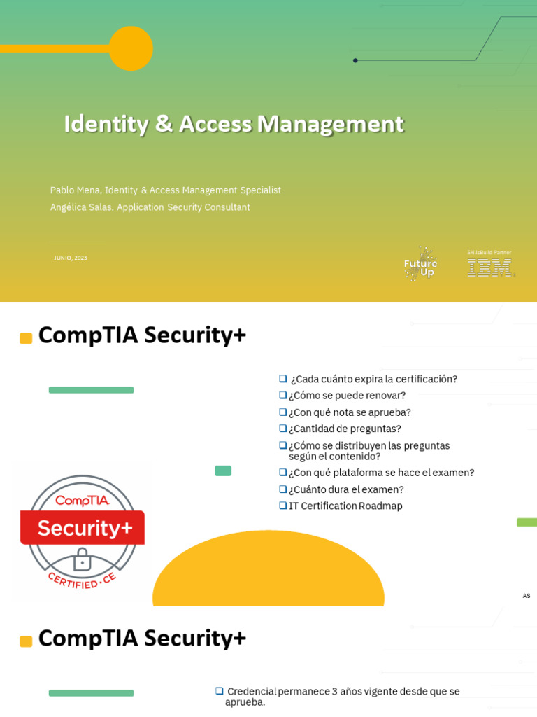 Webinar 1.1 - Identity & Access Management | PDF | Computer Access Control | Authentication