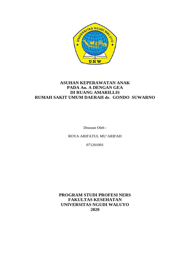 Askep Gea Minggu 1 | PDF
