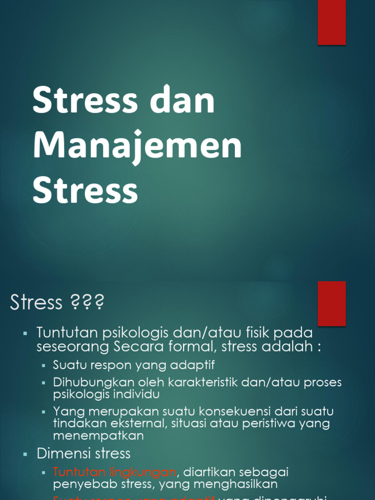 Tahapan-Tahapan Stress | PDF | Karier & Perkembangan | Sains & Matematika