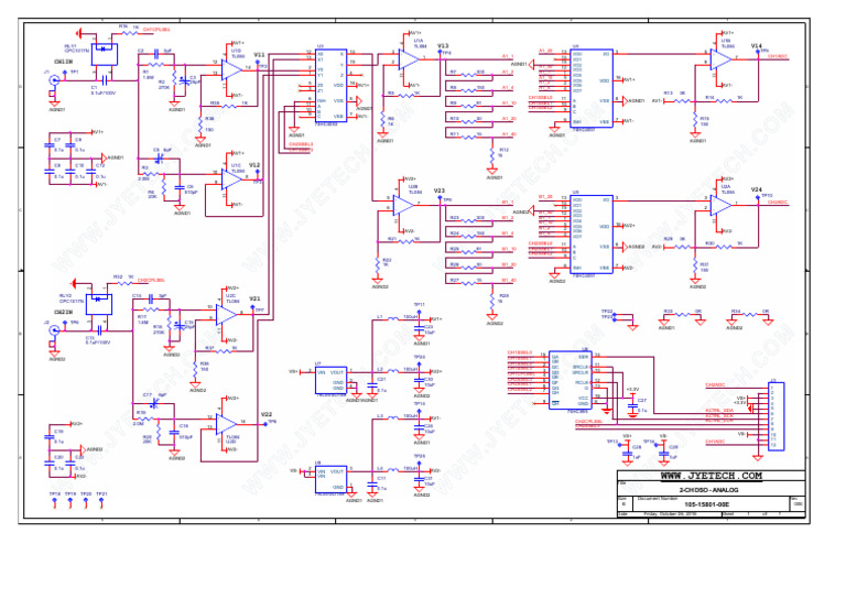 Wave2 Analog Board Schematic | PDF