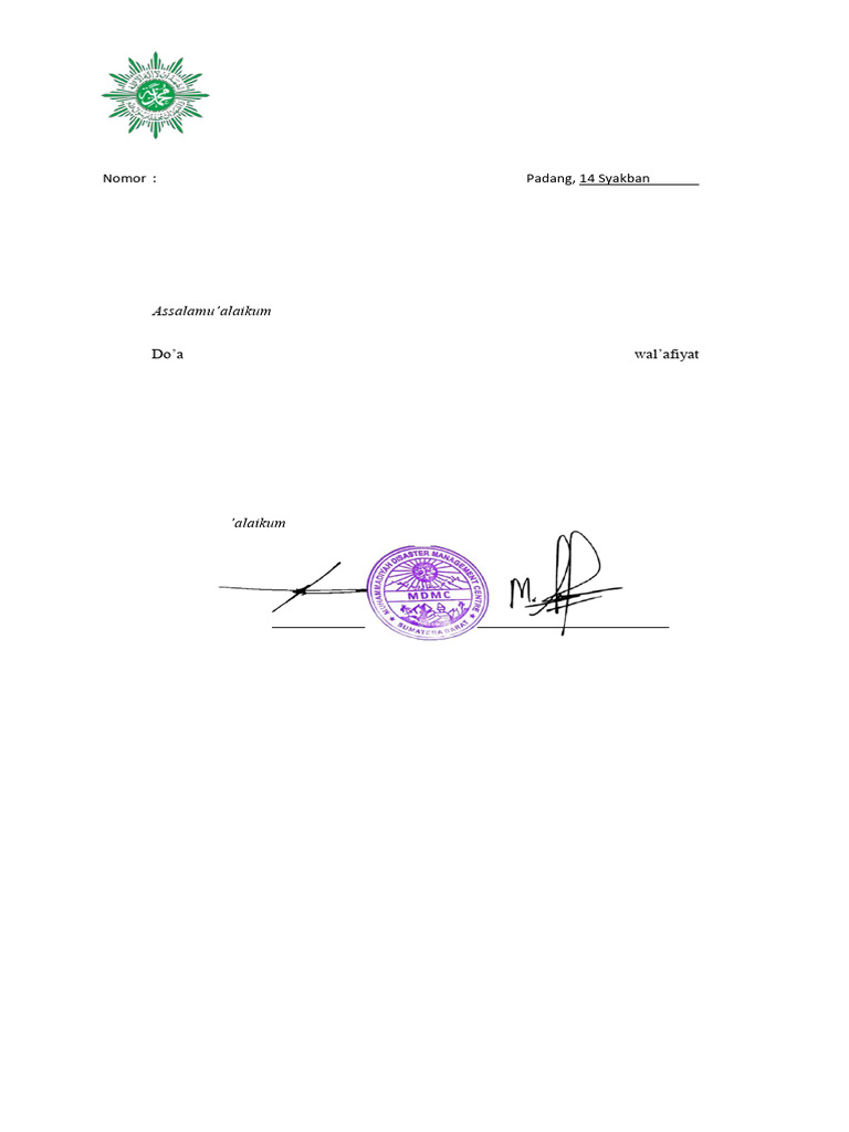 Perbaikan Laporan Muspim MDMC | PDF