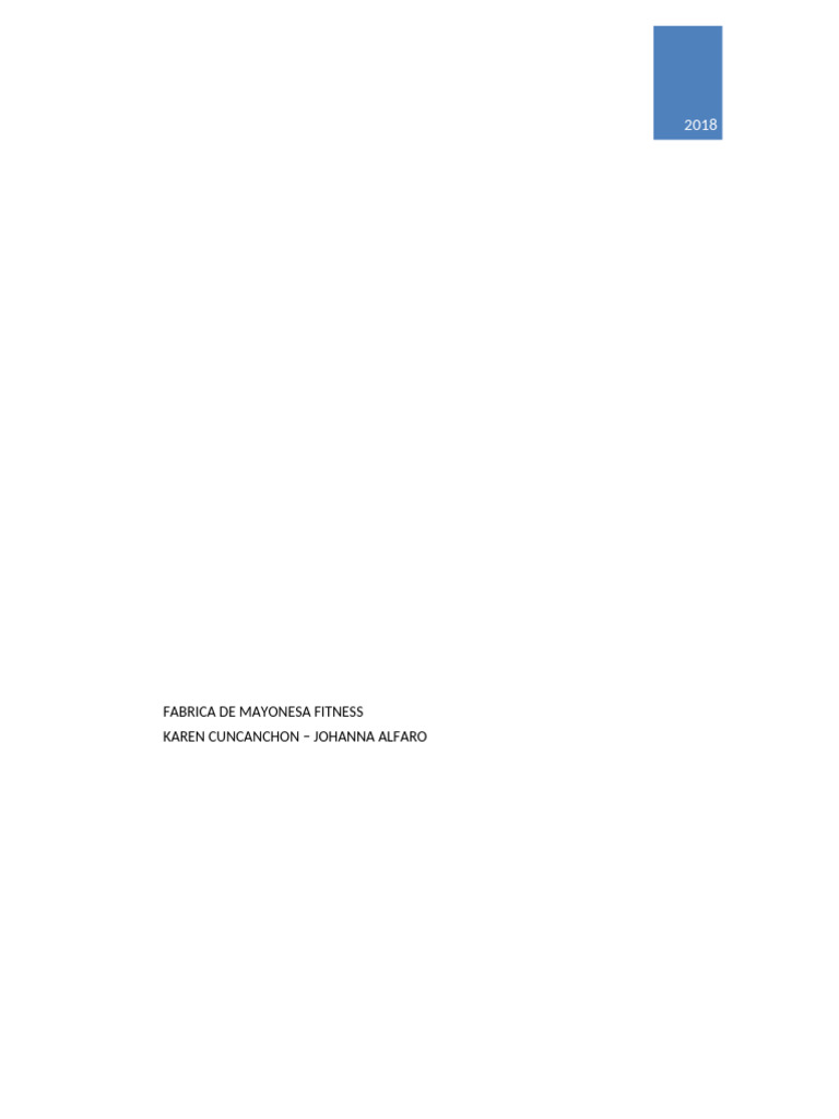 Proyecto-Trabajo Final Fep 2018 | PDF | Producto (Negocio) | Alimentos