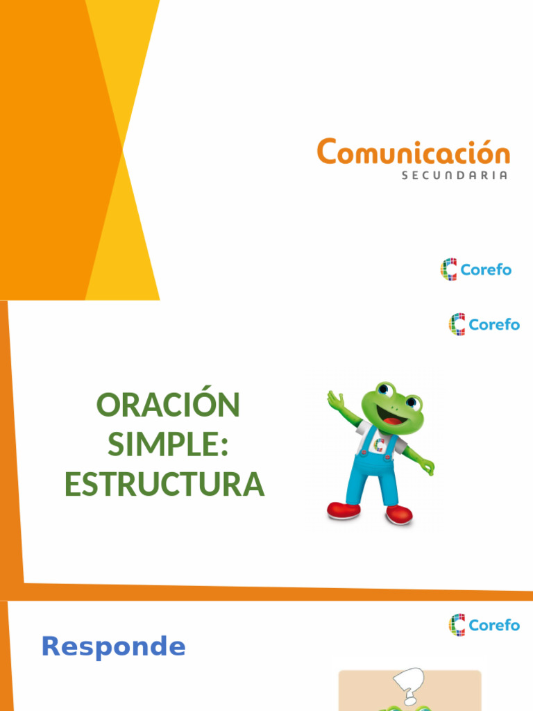 Oración Simple - Estructura | PDF | Verbo | Asunto (gramática)