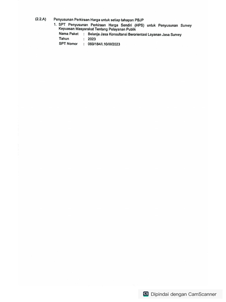 Dokumen Hasil HPS | PDF