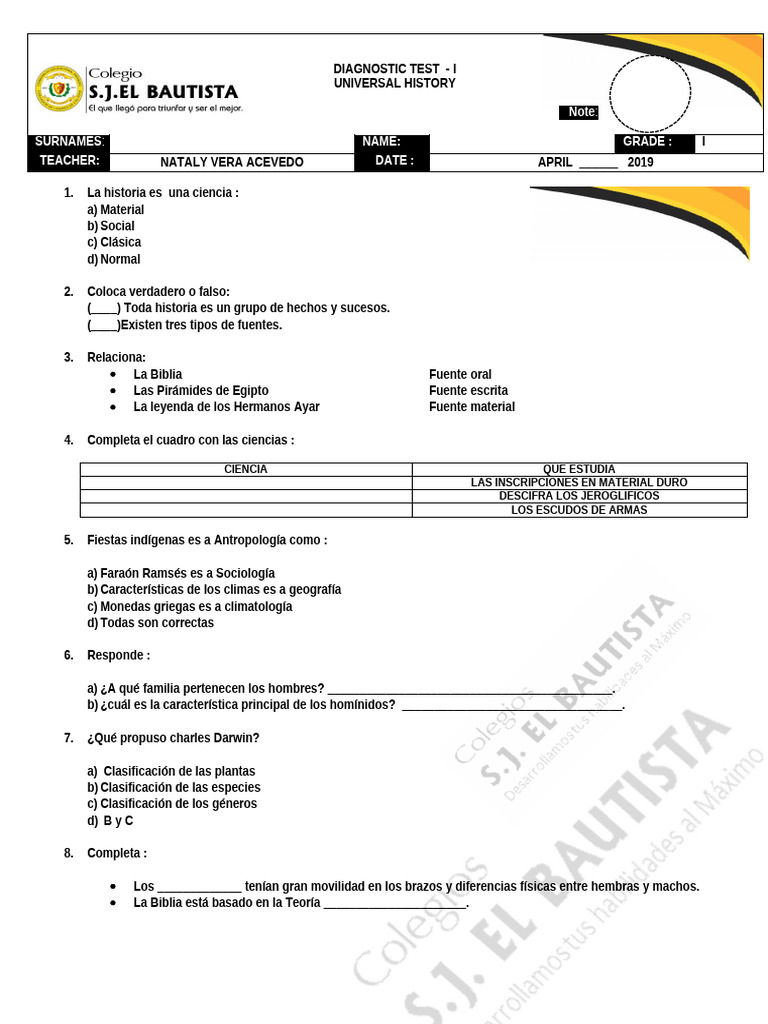 mensual h. universal i bim | PDF | imperio Bizantino