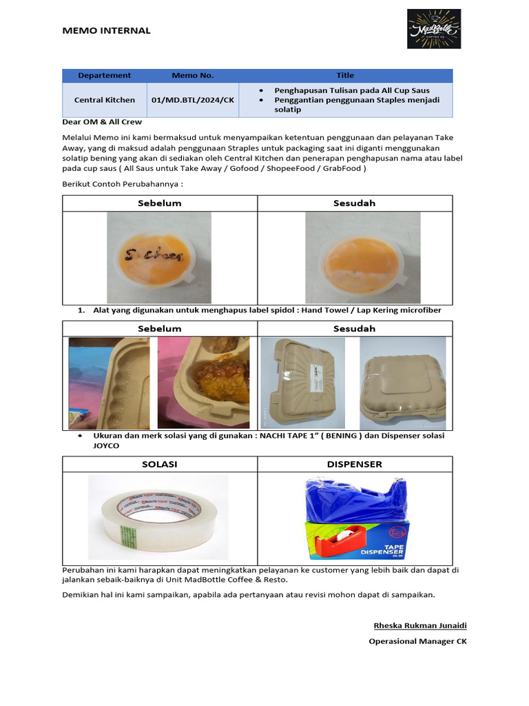 Penggunaan Solatip & Penghapusan Label | PDF