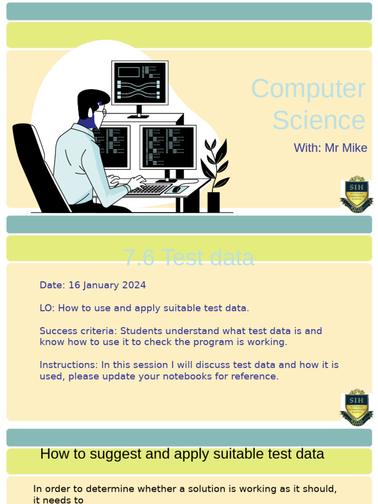 Types of Test Data in Computer Science | PDF | Algorithms | Data