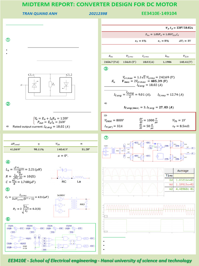 Power Electronics Report | PDF | Rectifier | Electric Motor