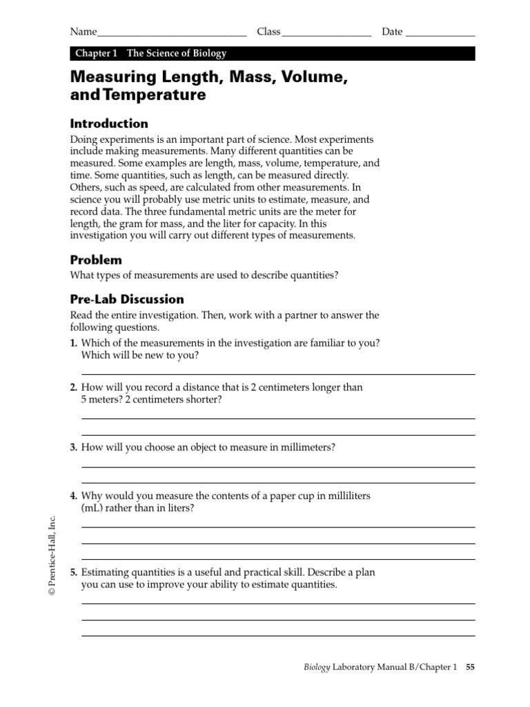 Measurement Lab | PDF | Volume | Measurement