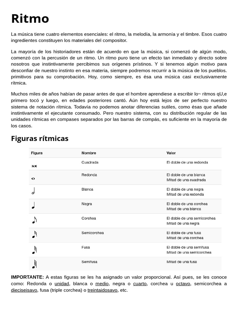 Ritmo | PDF | Ritmo | Tempo