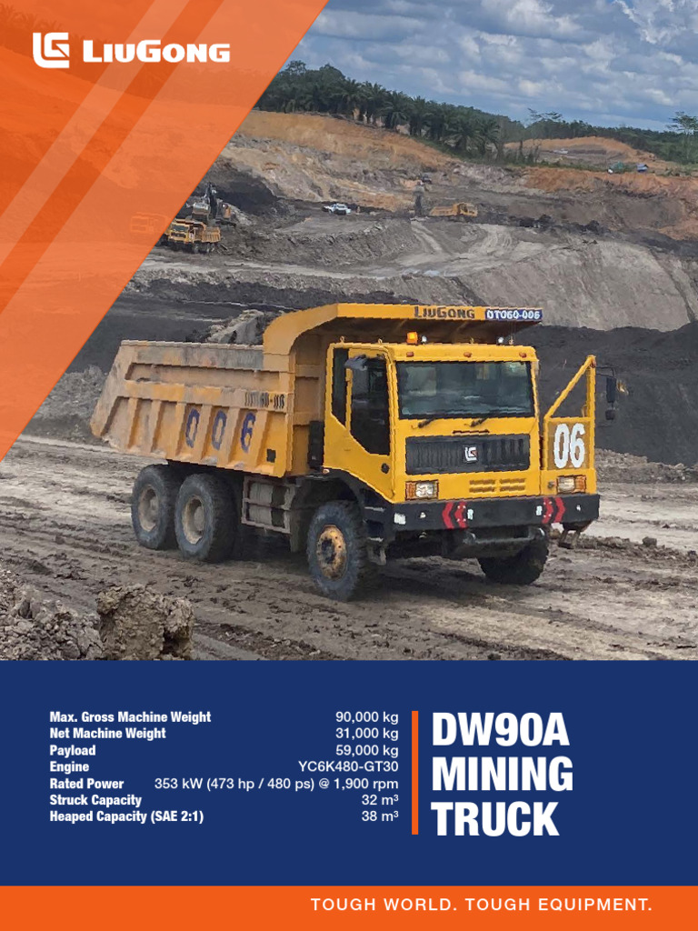 DW90A (Teir 3) - Yuchai480+7DS220 | PDF | Horsepower | Axle