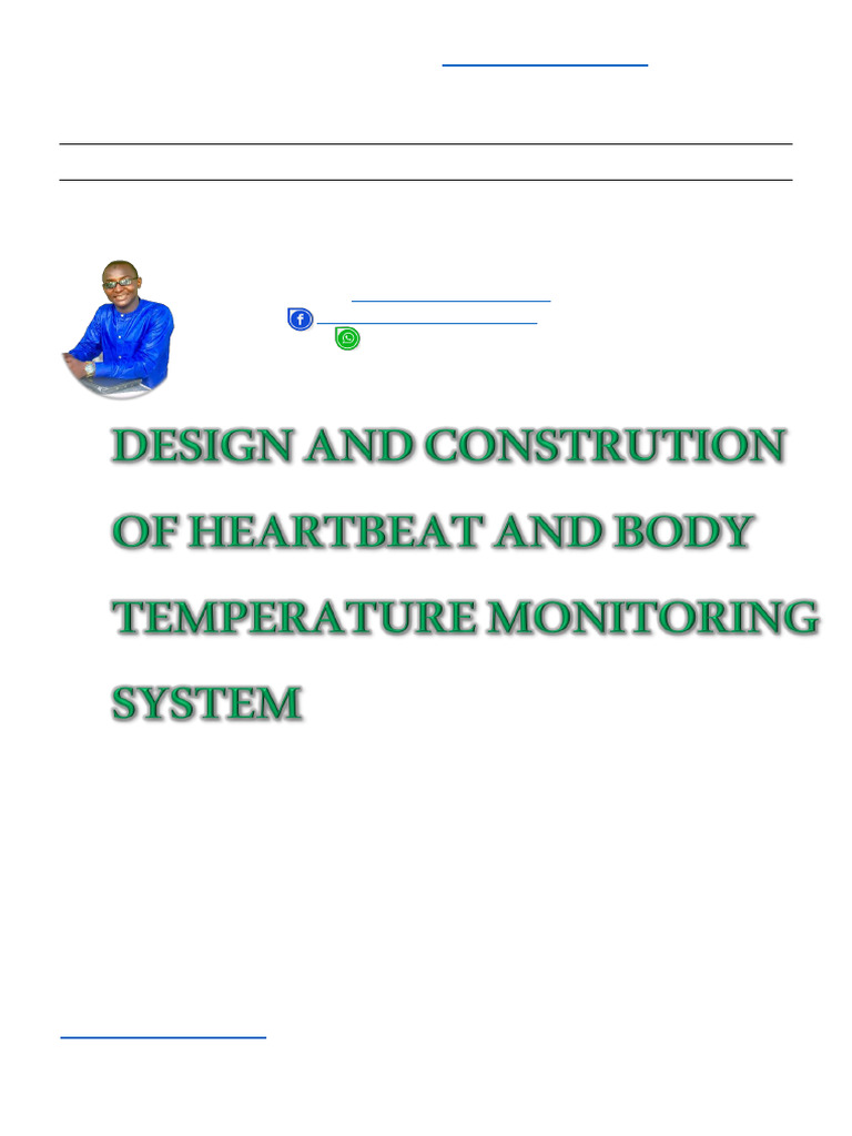 Design and Construction of Heartbeat and Body Temperature Monitoring ...