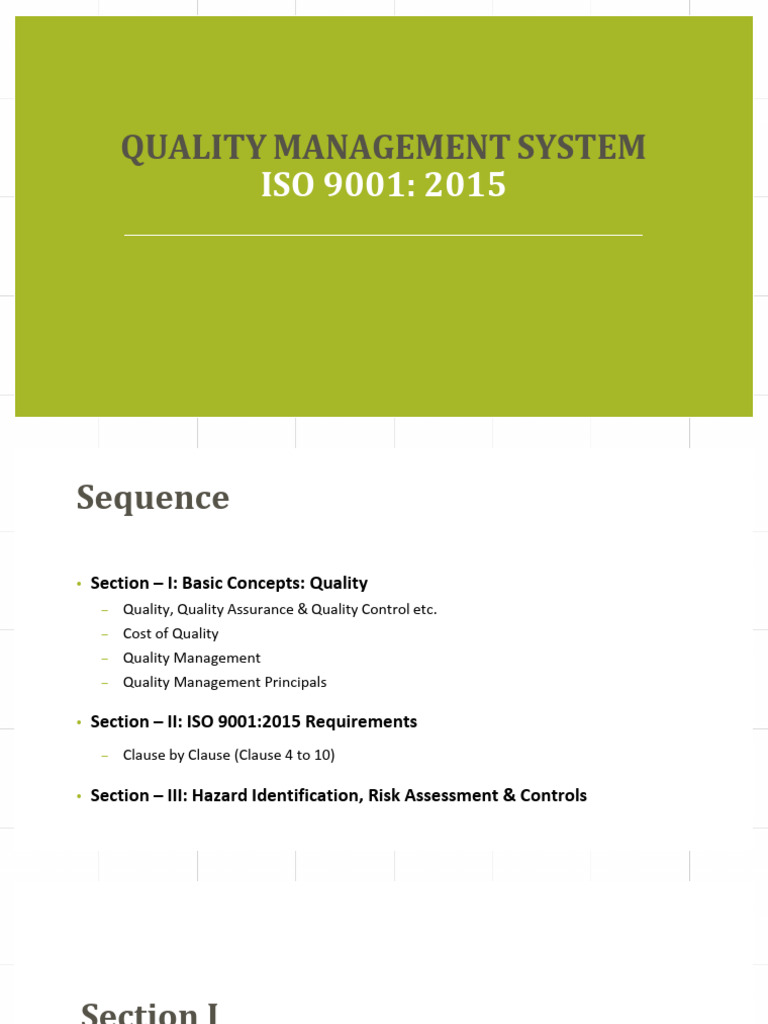Quality Management System_iso 9001_ 2015 | PDF | Risk | Risk Management