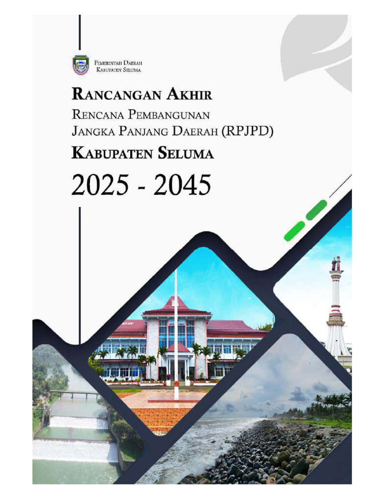 Draft Perbub RPJPD Seluma Full Hasil Harmonisasi Ada Logo Garuda | PDF