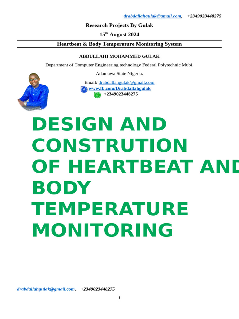 Design and Construction of Heartbeat and Body Temperature Monitoring ...
