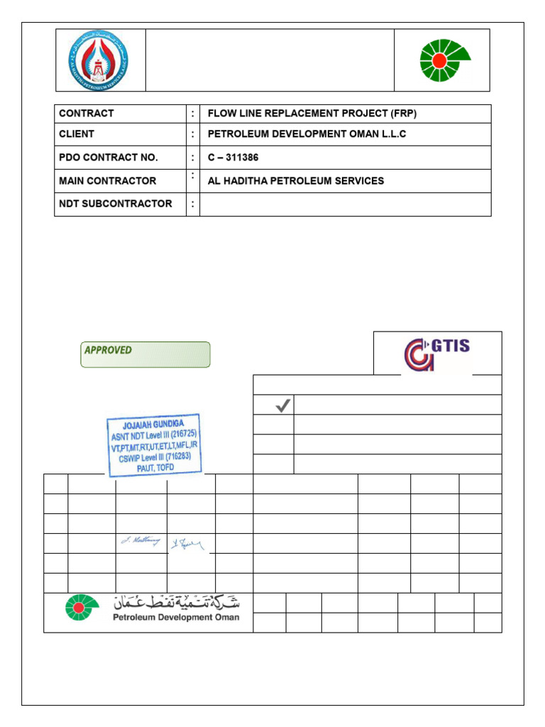 Ultrasonic Thickness Testing Procedure | PDF | Nondestructive Testing ...