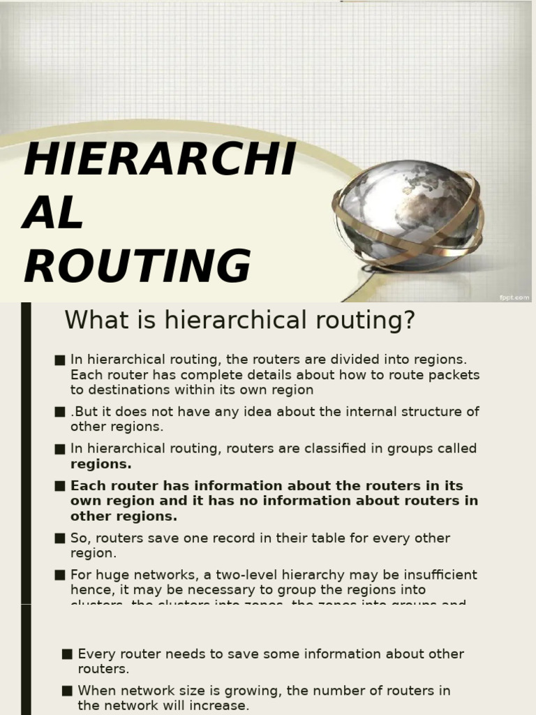 Hierarchical Routing | PDF | Routing | Router (Computing)