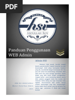 Panduan Web Untuk Peserta HSI | PDF