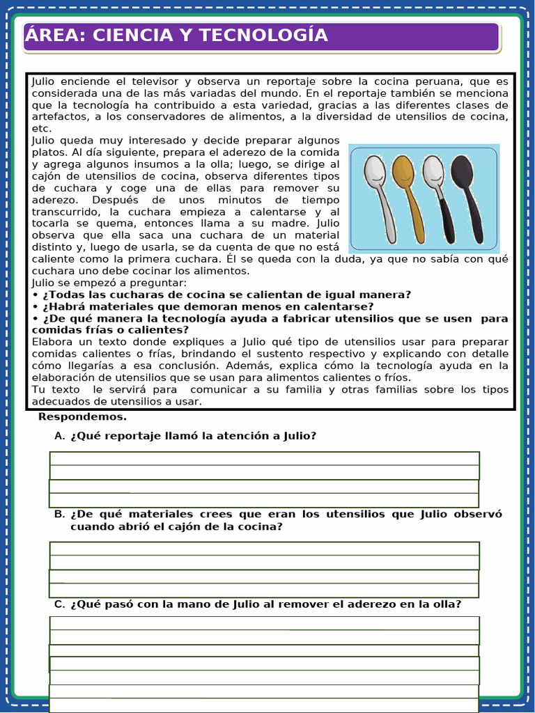 6° 01- ABRIL FICHA CTA | PDF | Conductor electrico | Calor