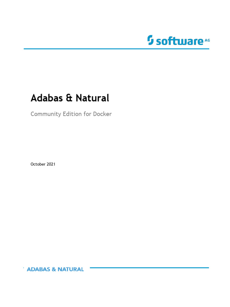 Adabas & Natural: Community Edition For Docker | PDF | Public Key ...