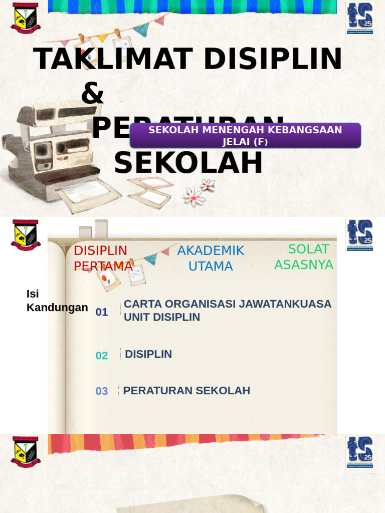 Pembentangan Unit Disiplin 2425 | PDF