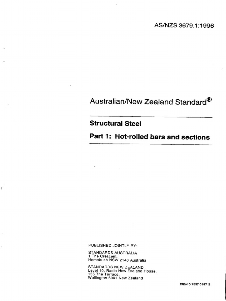 As-Nzs 3679 1-1996 | PDF