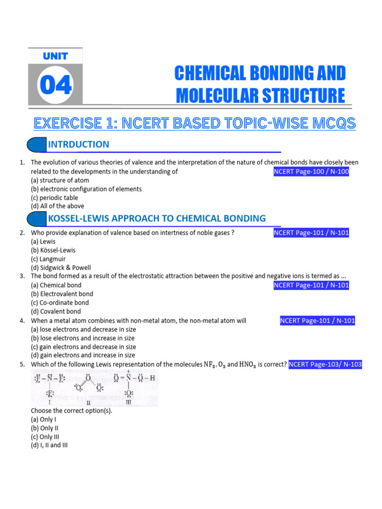 Chemical Bonding | PDF | Chemical Bond | Ion