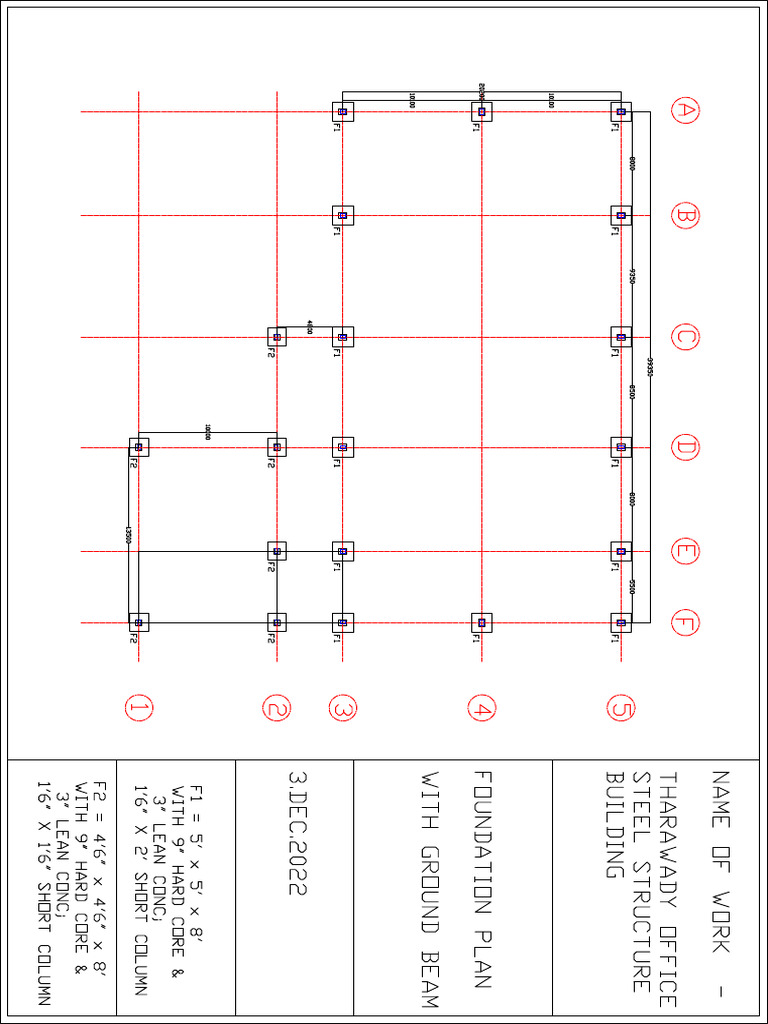 Footing Layout | PDF