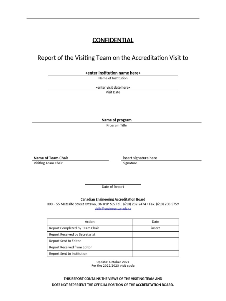 EN VT Report Template 2022-2023 | PDF | Engineering | Science