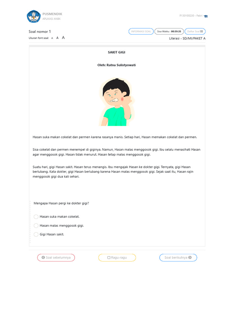 Simulasi Anbk 2024 | PDF