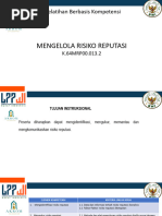 Proses Manajemen Risiko Berdasarkan ISO 31000 | PDF