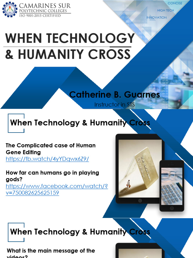 Topic 7-When Technology & Humanity Cross | PDF | Bioethics | Human Rights