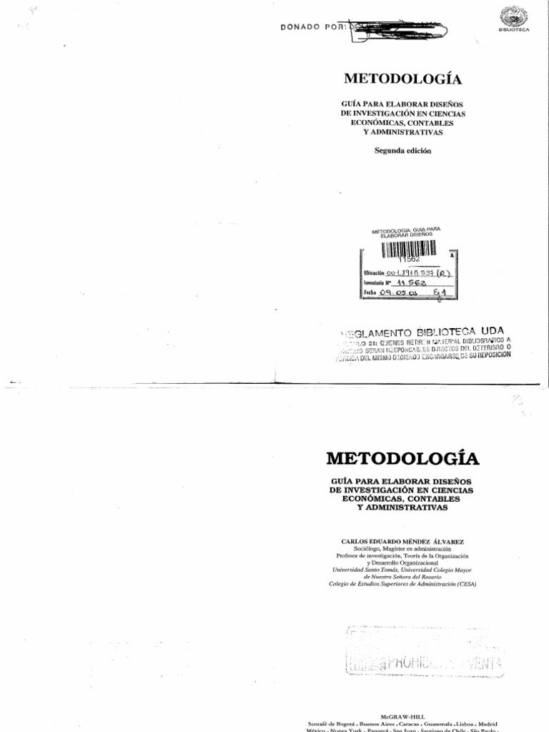 1 Libro Metodolog ¡As de La Inv | PDF