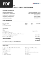 Receipts - Delta Air Lines | PDF | Delta Air Lines