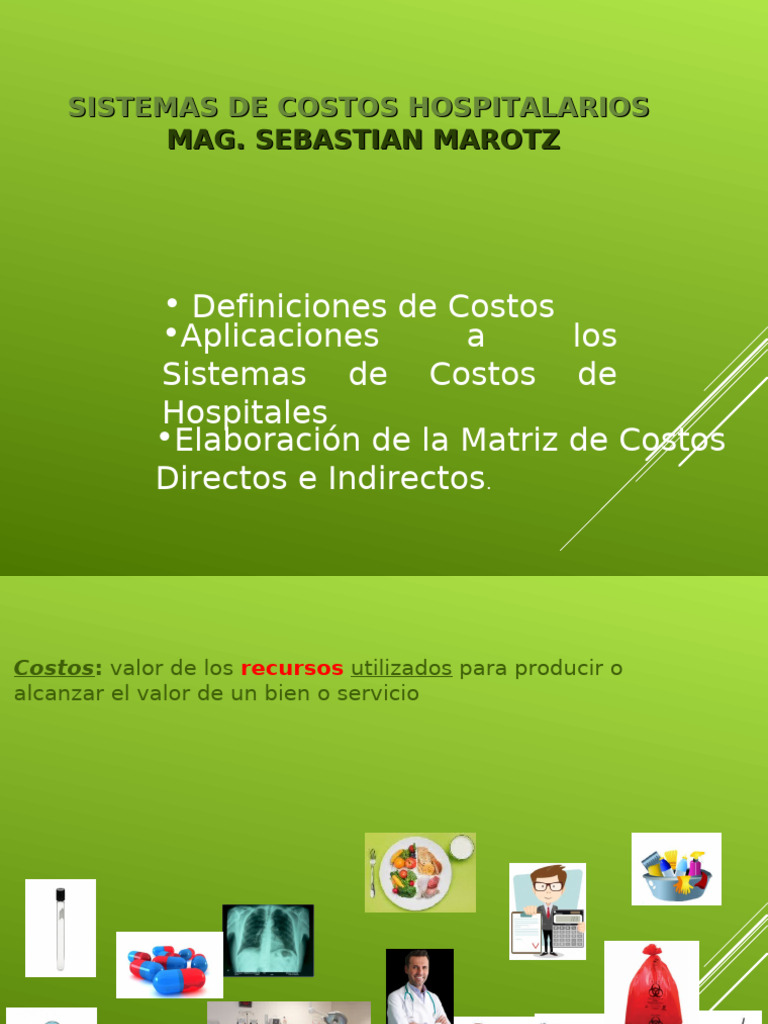 Costos Hospitalarios 2024 - Marotz-Recupero de Costos-3!7!24 | PDF ...
