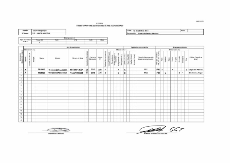 0310 Inventario | PDF