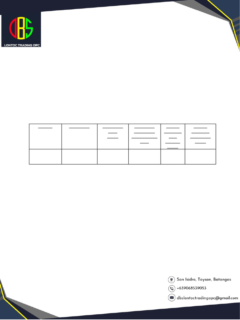 YSEN PHILIPPINES PACKAGING INC. Quotation 1 | PDF