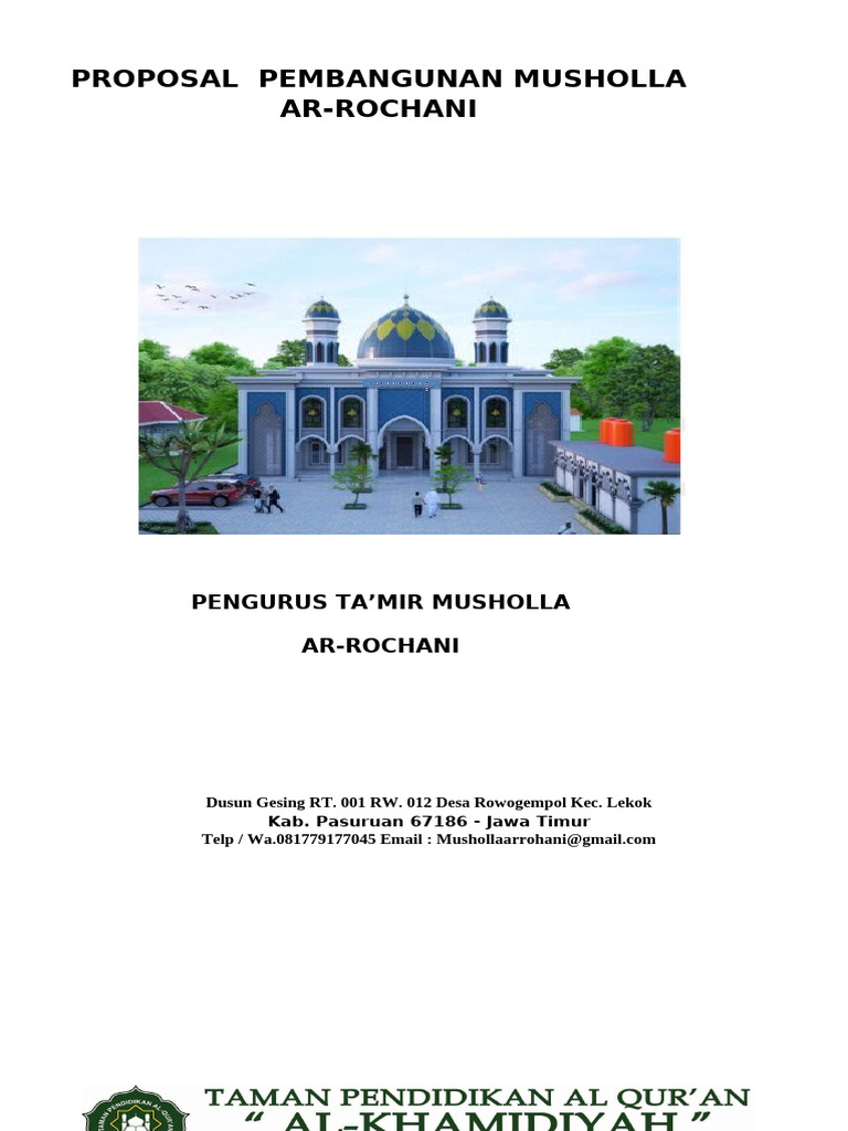 PERMOHONAN PROPOSAL - Copy | PDF