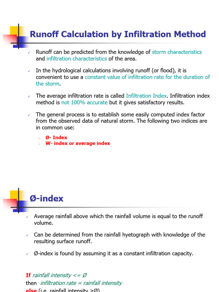 4 - Runoff - Part 2 | PDF | Surface Runoff | Rain
