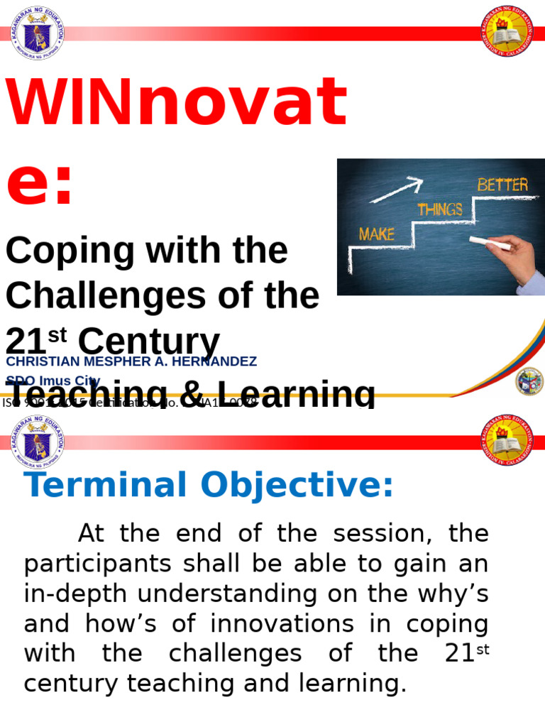 MTPDP - WINnovate SD (Innovation For MTS) | PDF | Pedagogy | Innovation