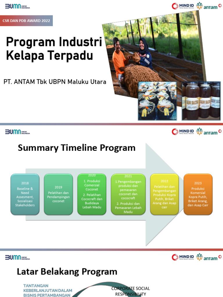 Program Industri Kelapa Terpadu - UBPN Malut - R2 | PDF