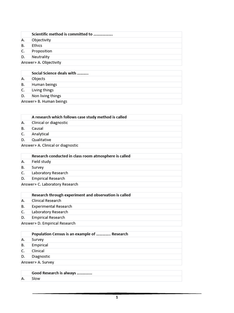 Scientific QB (Dental + Lab) | PDF | Methodology | Sampling (Statistics)